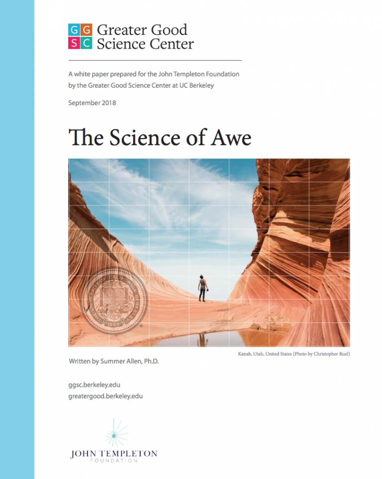 The Power of Awe in Our Lives - GREGG VANOUREK